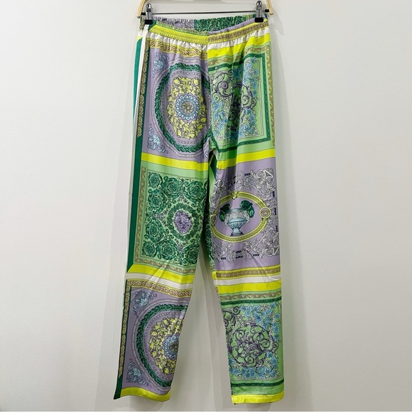 Versace | Pants | Versace Silk Barocco Mosaic Lounge Pants | Poshmark
